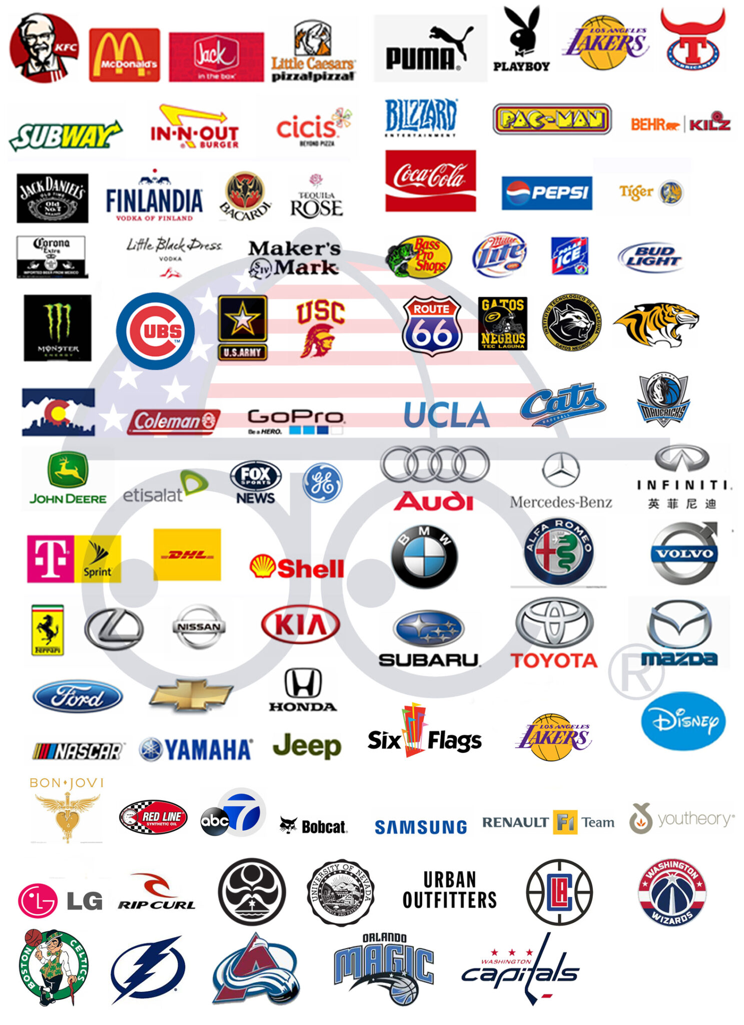 Brands We Work With - Direct Caps USA