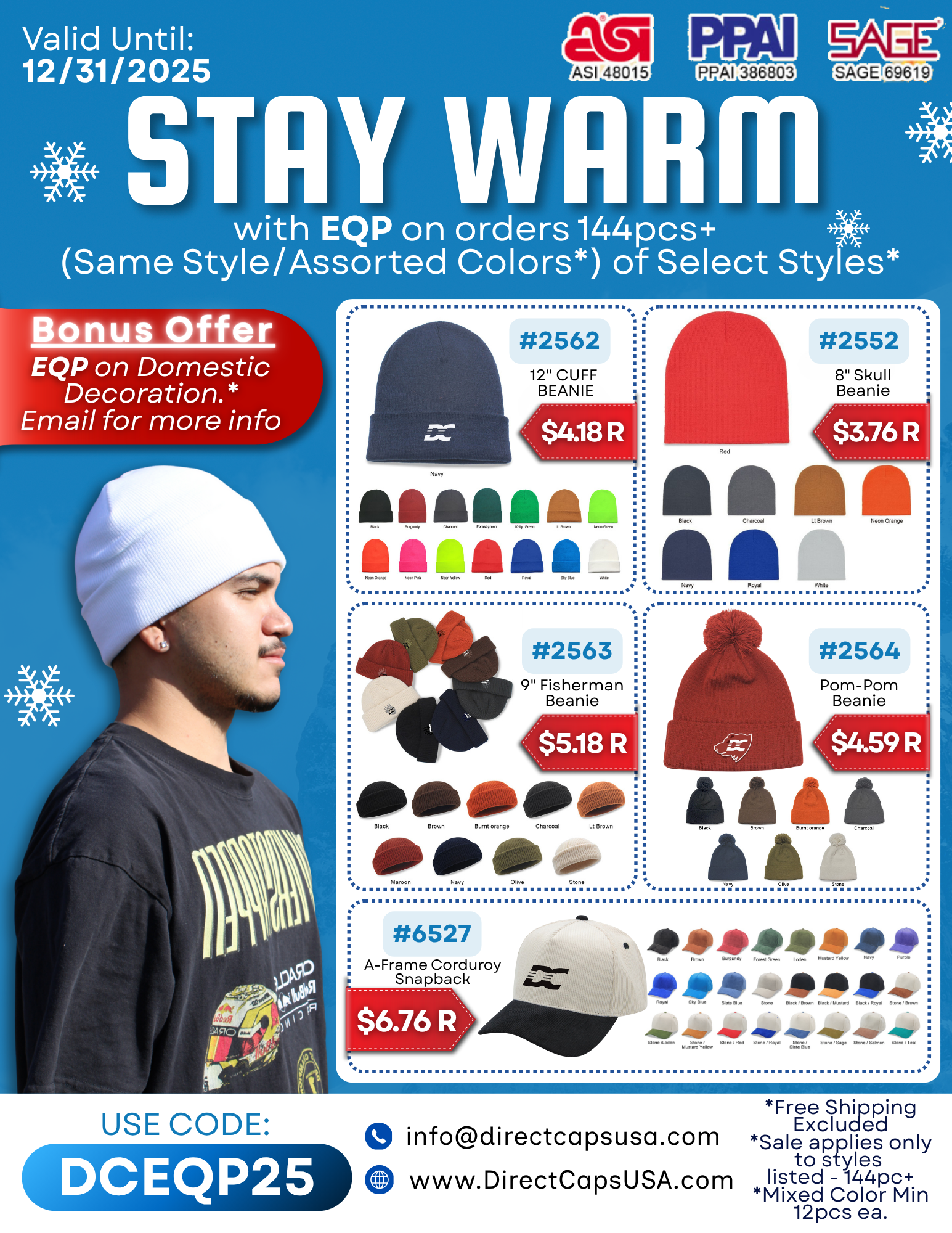 Monthly Specials - Direct Caps USA