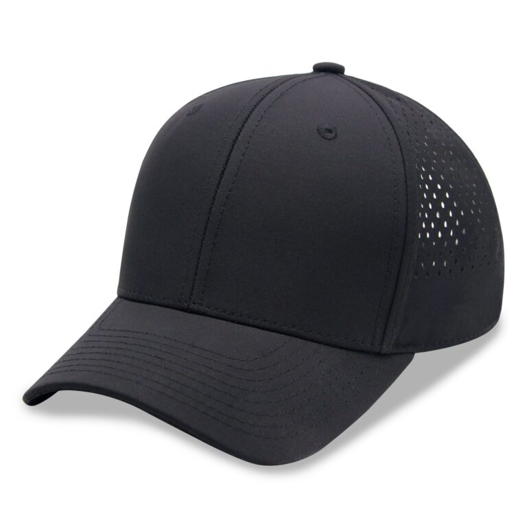 6 Panels Laser Cut Mesh Quick Dry Golf Trucker Cap(3639)