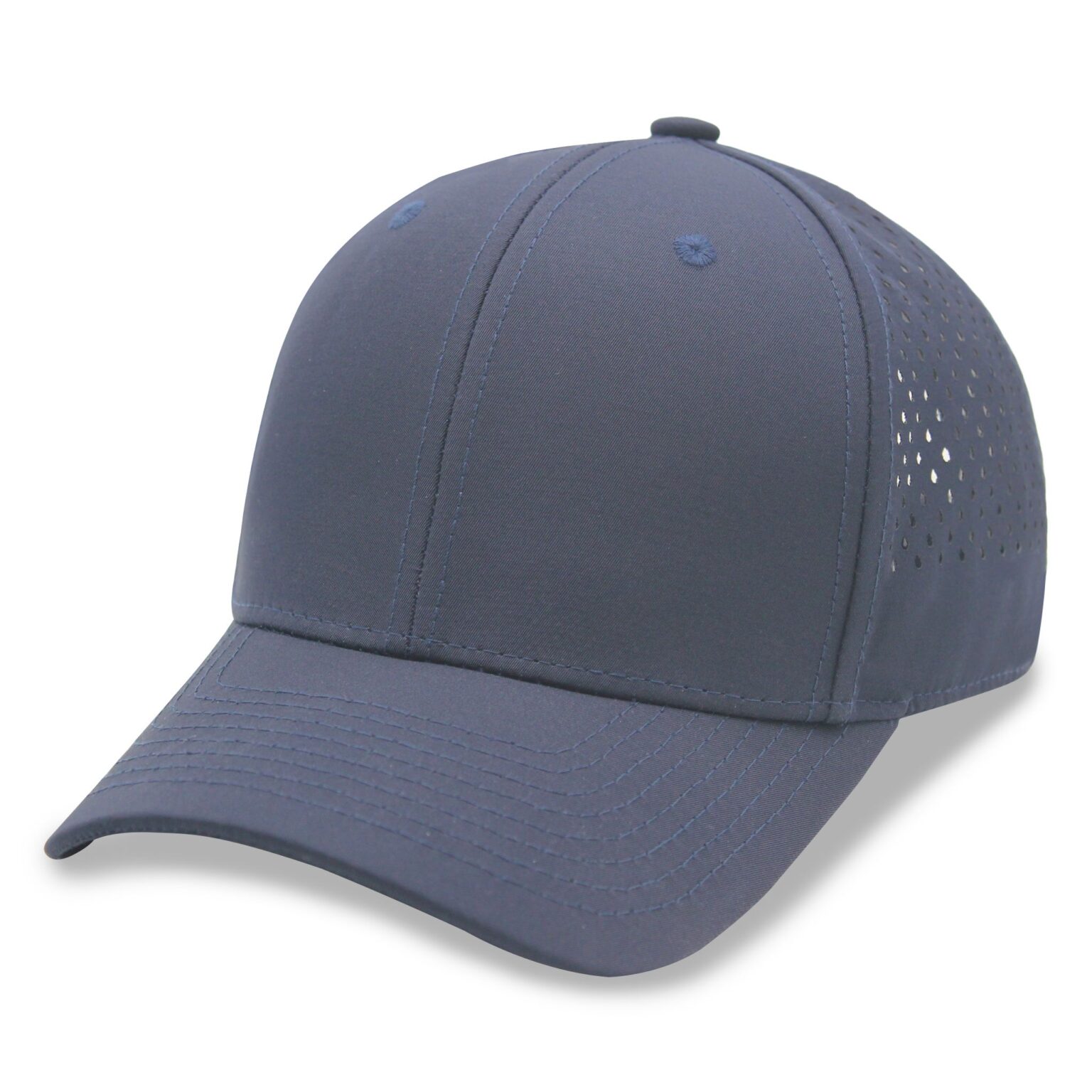 6 Panels Laser Cut Mesh Quick Dry Golf Trucker Cap(3639)