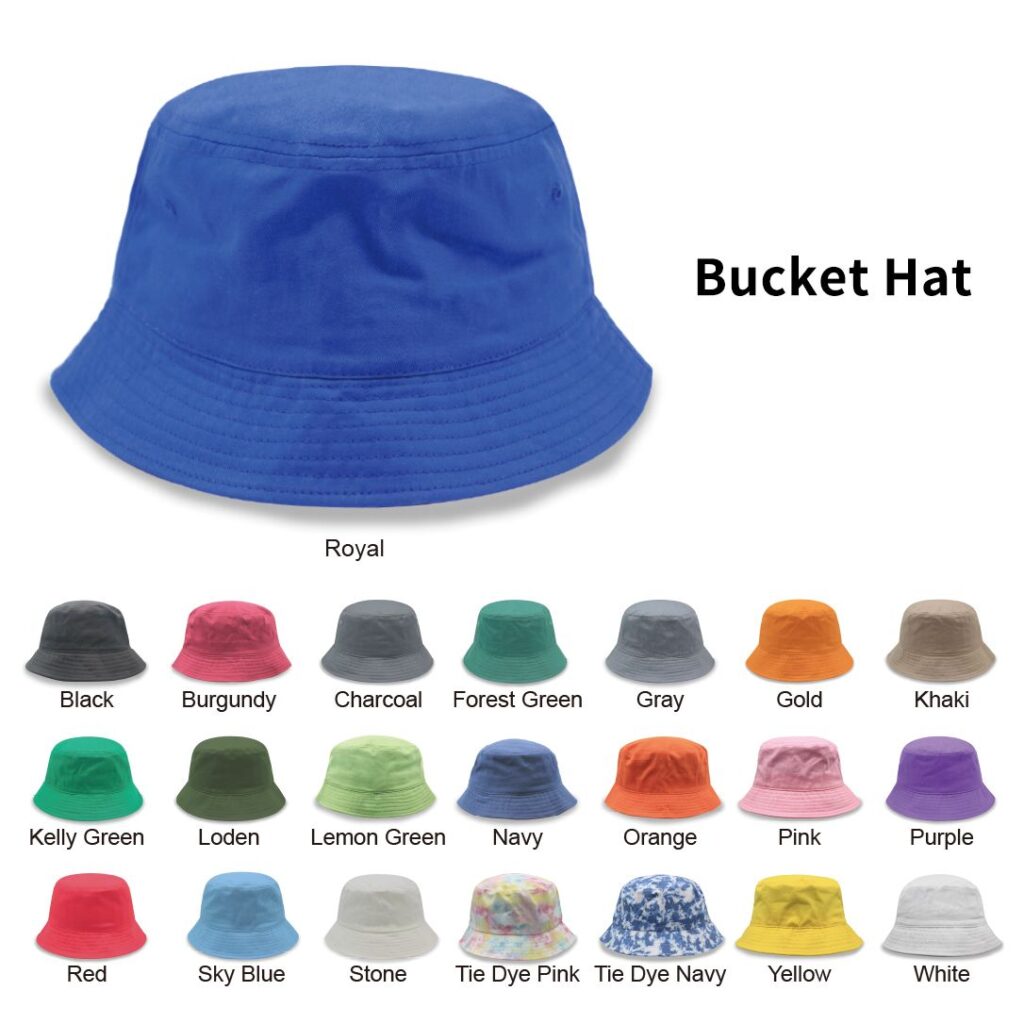 Cotton Twill Bucket Hat (7003)
