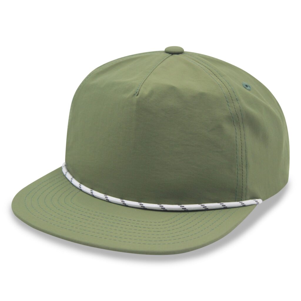 5 Panels Waterproof Nylon Grandpa Hat (7527)